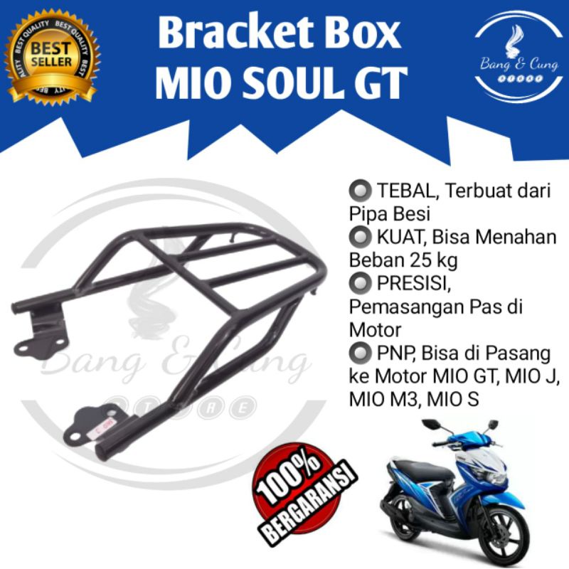 Jual B&C - Bracket breket braket Behel Begel box Belakang Motor Yamaha ...