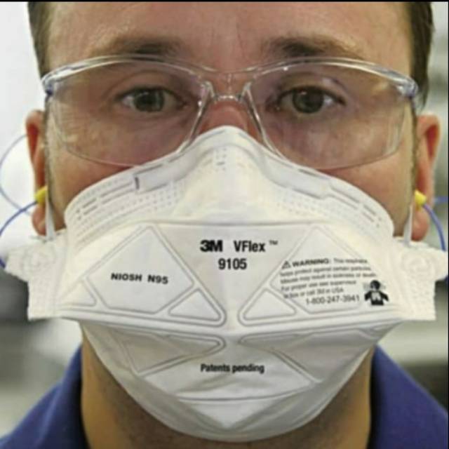 Jual Masker 3M 9105 VFlex Particulate Respirator N95 (Original ...