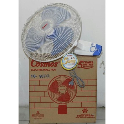 Jual Kipas Angin Dinding Tembok / Wall Fan COSMOS 16 WFO | Shopee Indonesia