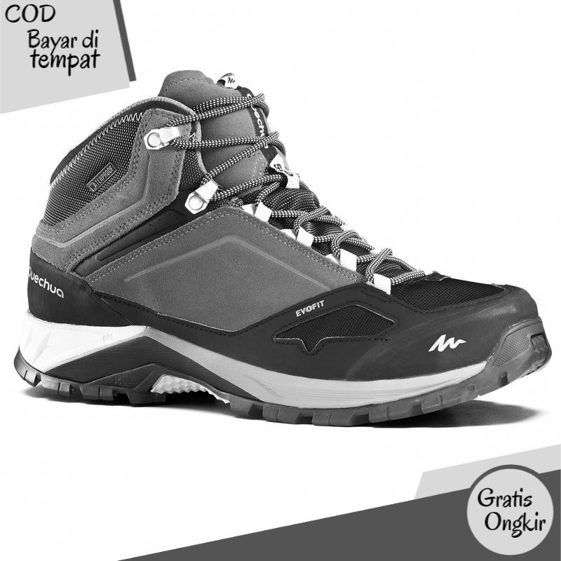 Jual Decathlon Quechua Sepatu Mendaki Trekking Camping Pria Mh500 Mid ...