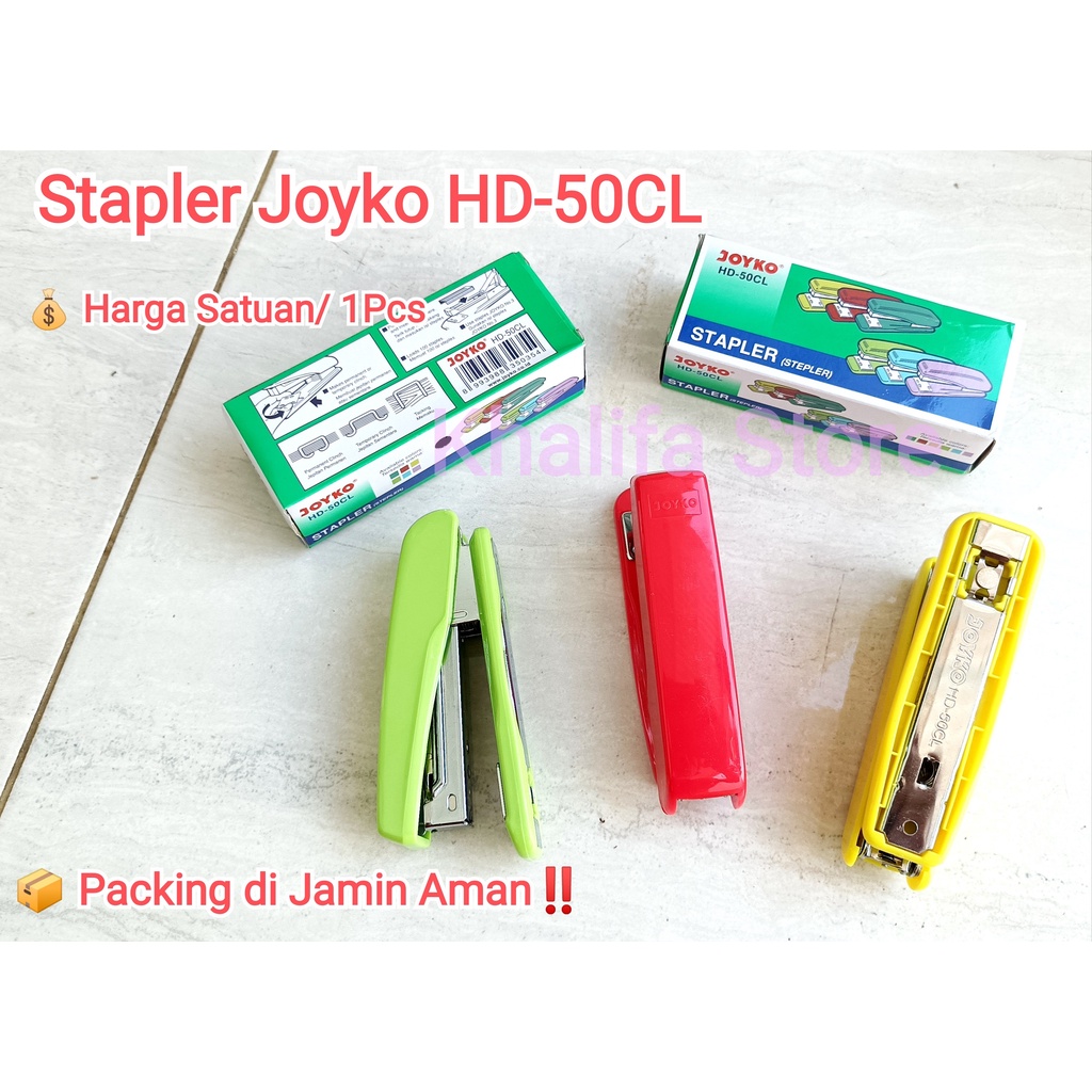 Jual Stapler Staples Seteples Setepeles Steples Jegregan Jepretan Kertas Joyko HD-50CL Sedang ...