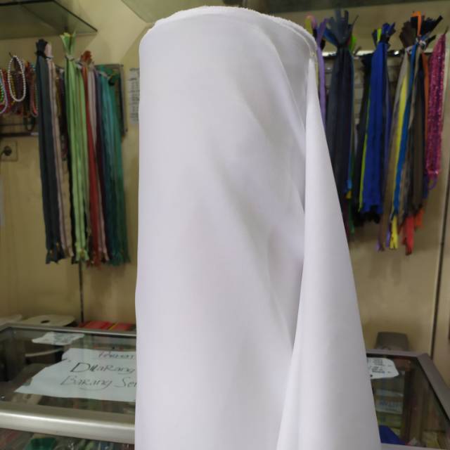 Jual TRIKOT TEBAL Putih Meteran | Shopee Indonesia