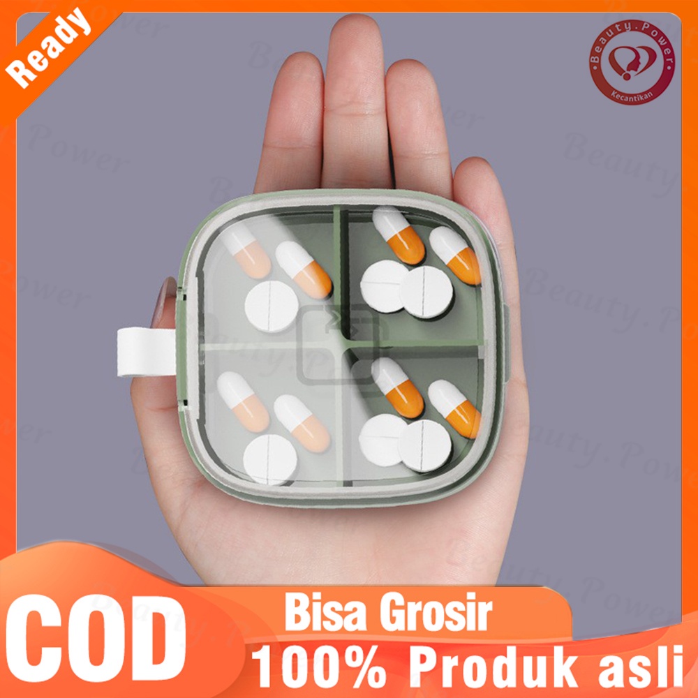 Jual 4/6 kisi Kotak Obat Portable / Pills Box / Portabel Mini Pill Case ...