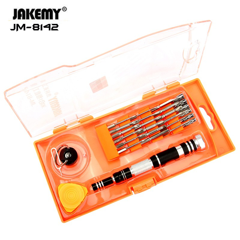 Jual Jakemy Obeng Set JM-8142 29 in 1 Aerospace Aluminium T2 T Y U ...