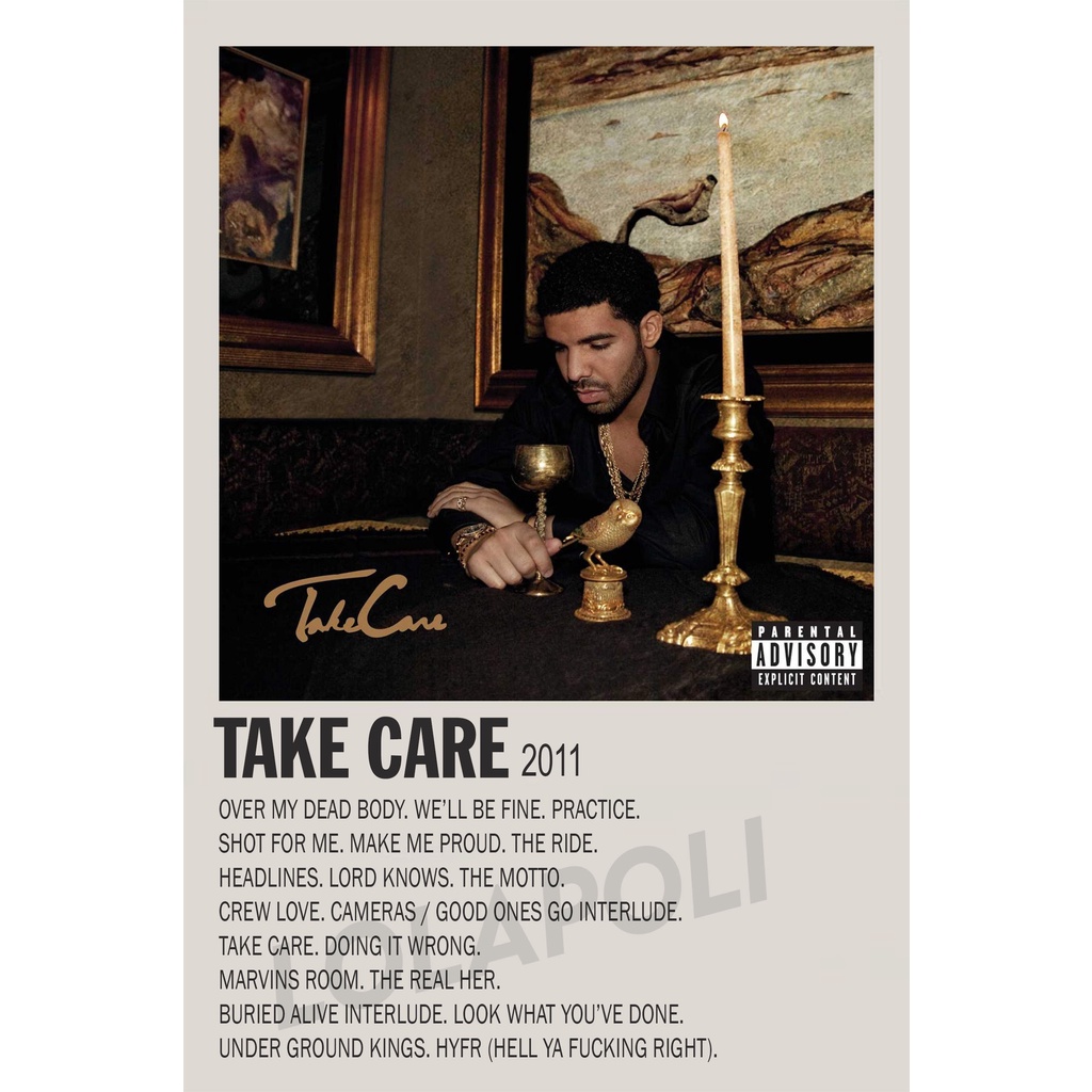 Jual Poster Cover Album Take Care - Drake | Shopee Indonesia