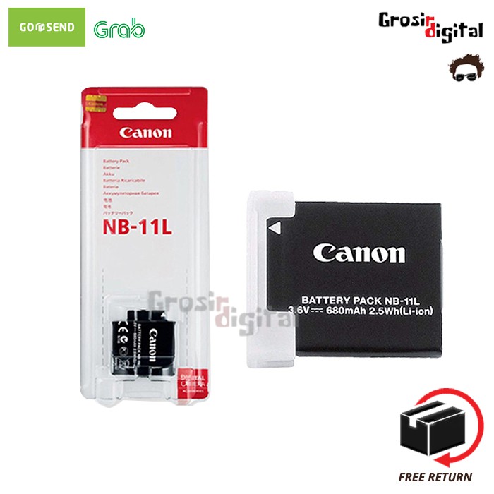 Jual Baterai Canon NB-11L For Canon A4000 A3400 A2400 Ixus 125HS 240HS 140 | Shopee Indonesia