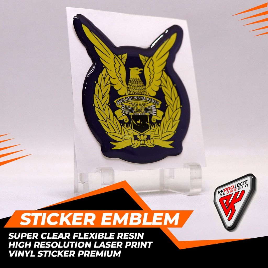 Jual STIKER TIMBUL EMBLEM STICKER RESIN LENTUR TNI ANGKATAN UDARA ...