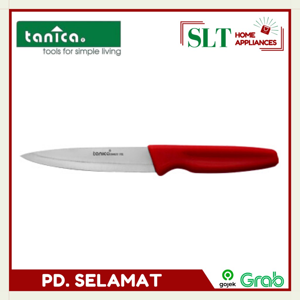 Jual Tanica Pisau Dapur 0215 | Pisau Daging | Pisau Buah Pisau Gg Merah ...