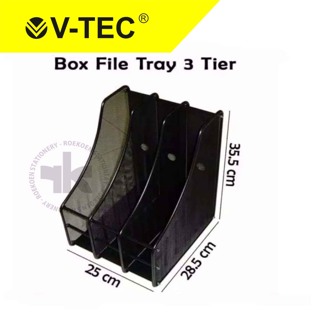 Jual V-Tec Box File Besi 3 Tiers VT-BF83JR | Shopee Indonesia