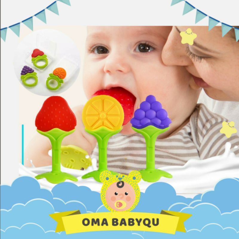 Jual BABY TEETHER FRUITS BUAH / EMPENG BAYI/ GIGITAN BAYI MODEL BUAH ...
