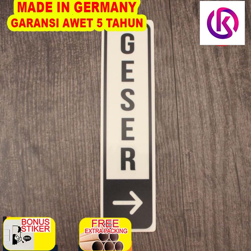 Jual Murah Sign Board Geser | Sign Label Akrilik Printed | Shopee Indonesia