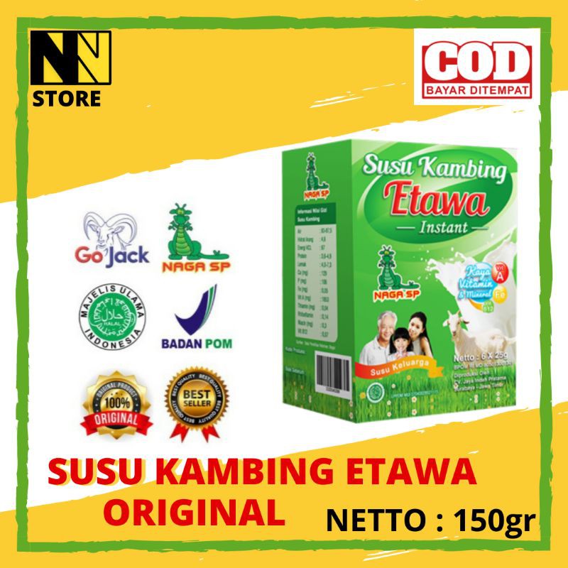 Jual Susu Kambing Etawa Asli Murni HALAL BPOM(BISA COD) | Shopee Indonesia