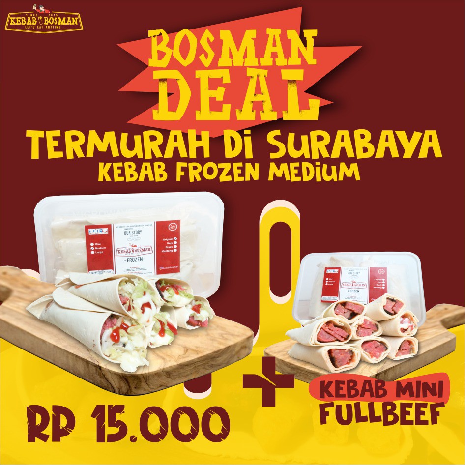 Jual KEBAB FROZEN MEDIUM & KEBAB MINI FULLBEEF | Shopee Indonesia