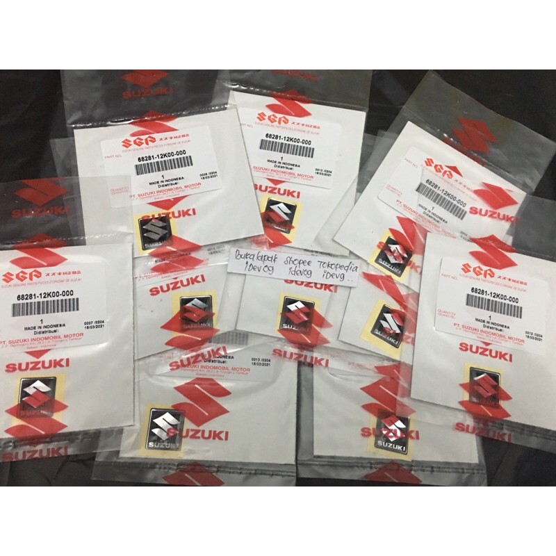 Jual Logo Emblem S Tutup Bagasi Satria Injeksi Speedometer Satria Karbu ...