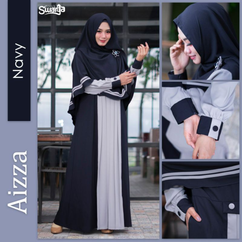 Jual AIZZA DRESS By SWARGA HIJAB ( ORIGINAL ) | Shopee Indonesia