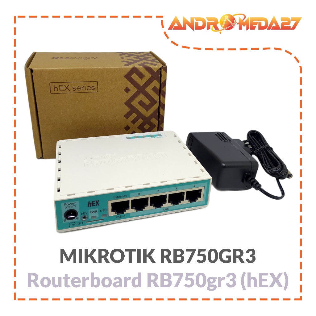 Jual Mikrotik Routerboard RB750GR3 (hEX) | Shopee Indonesia