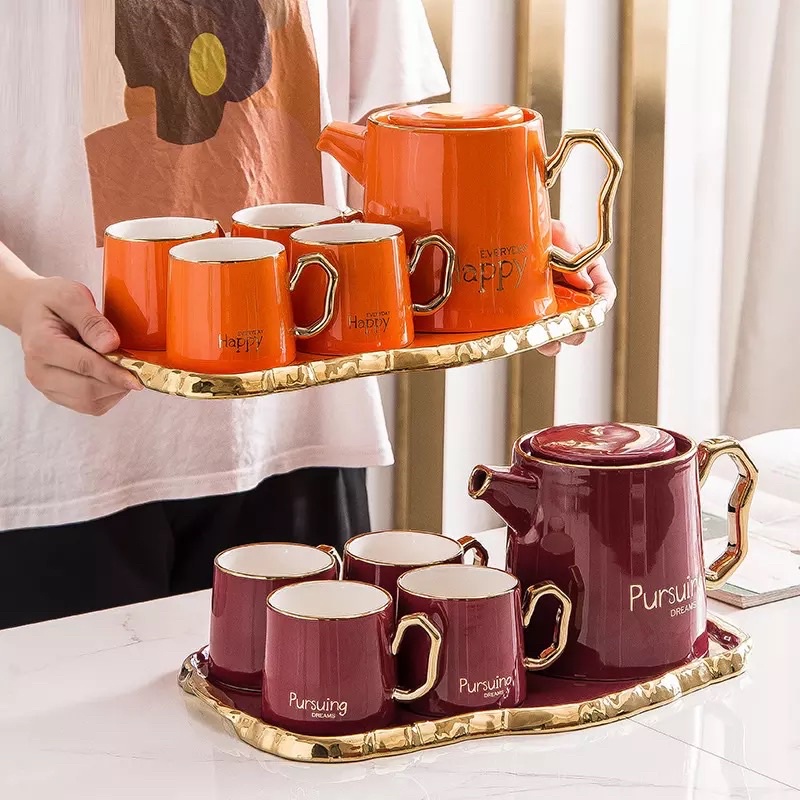 Jual Luxury Teapot Set / teko set / cangkir teh set / set teko dan ...