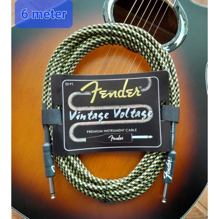 Jual kabel jack gitar dan bass fender 6 meter import | Shopee Indonesia