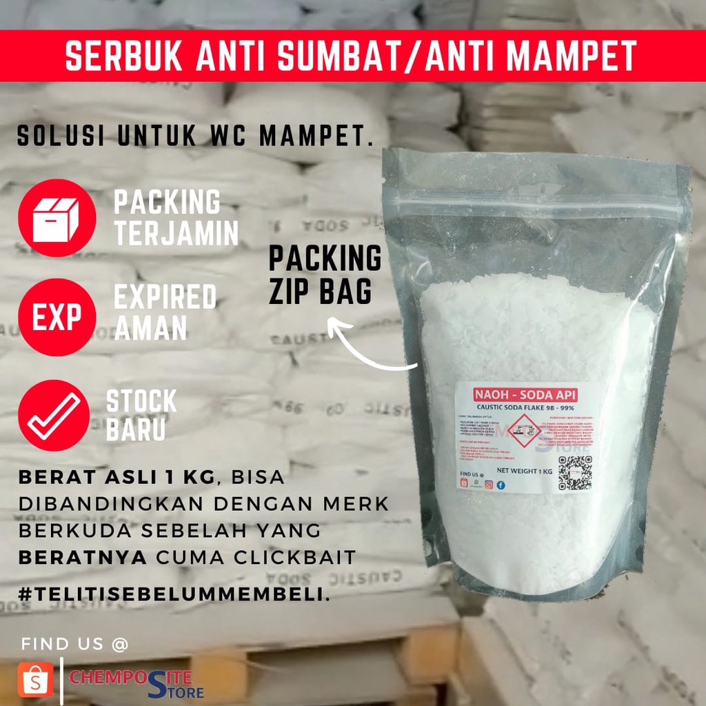 Jual Naoh flake - soda flake - soda kaustik - caustic soda flake - soda ...