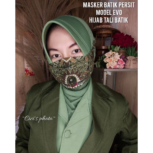 Jual MASKER BATIK PERSIT EVO 3D ( nyaman bernafas ) | Shopee Indonesia