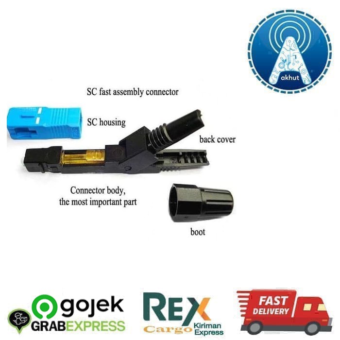 Jual Connector FO Fast Connector Standart Fiber Optic | Shopee Indonesia