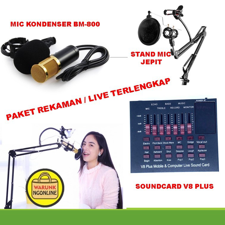 Jual Paket rekaman - home recording - live youtube - smule - karaoke bm ...