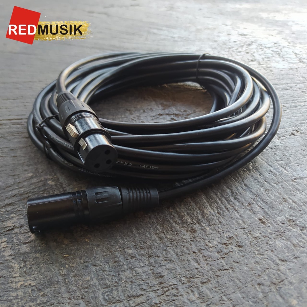 Jual Kabel Mic XLR 10 meter Kabel Microphones XLR 10 Meter | Shopee ...