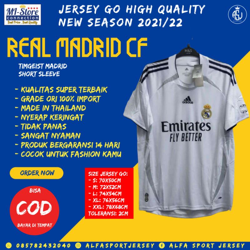 Jual Jersey GO Real Madrid Timgeist Special Edition 2021/22 High ...
