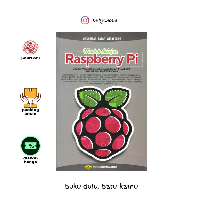 Jual Buku Mudah Belajar Raspberry Pi | Shopee Indonesia