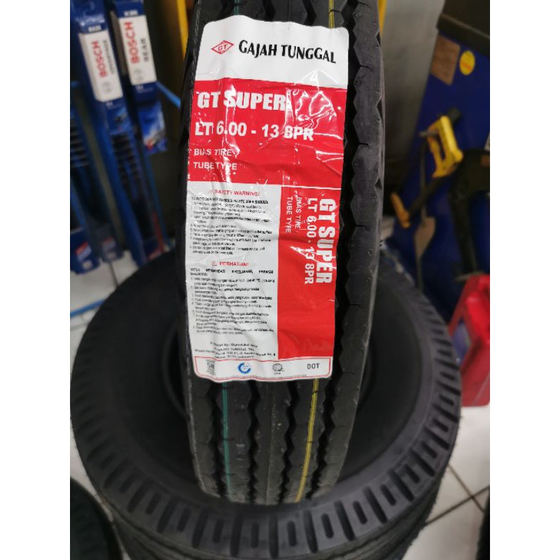 Jual GT SUPER 600 - 13 GAJAH TUNGGAL 6.00 - 13 8PR / 600 R13 (BAN ...