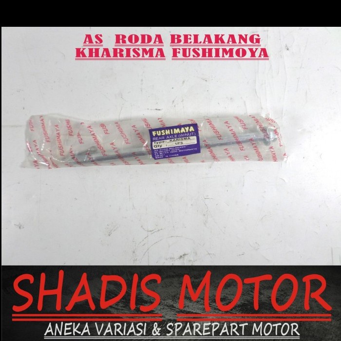 Jual AS Roda Belakang Motor Merk Fushimaya Motor Kharisma | Shopee ...