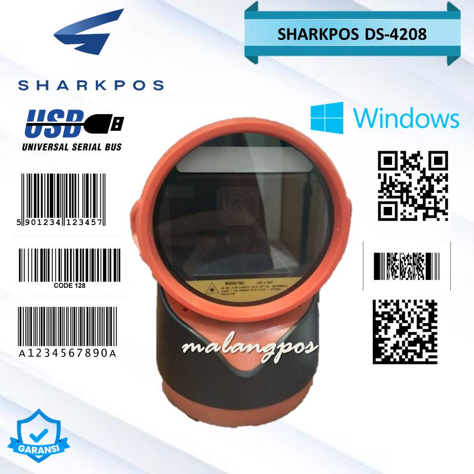 Jual SCANNER BARCODE 2D OMNI EPPOS EP-5000D DS4208 DS4108 USB QR CODE ...