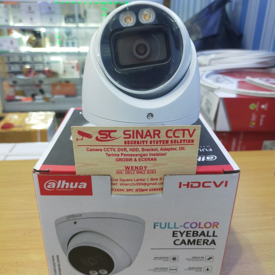 Jual camera cctv indoor dahua full color body metal2mp FULLHD GARANSI ...