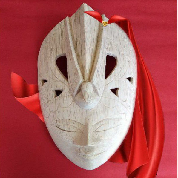 Jual TOPENG KAYU RAMA KRAWANG NATURAL POLOS XL HIASAN DINDING DEKORASI ...