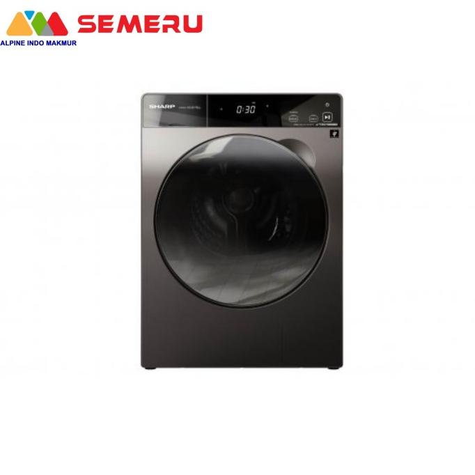 Jual =====] SHARP MESIN CUCI FRONT LOADING 10.5 KG KHUSUS AREA MAKASSAR ...