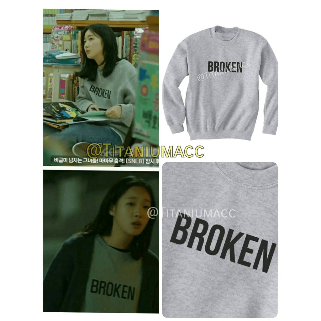 Jual Sweater Basic Kdrama Goblin Broken | Shopee Indonesia