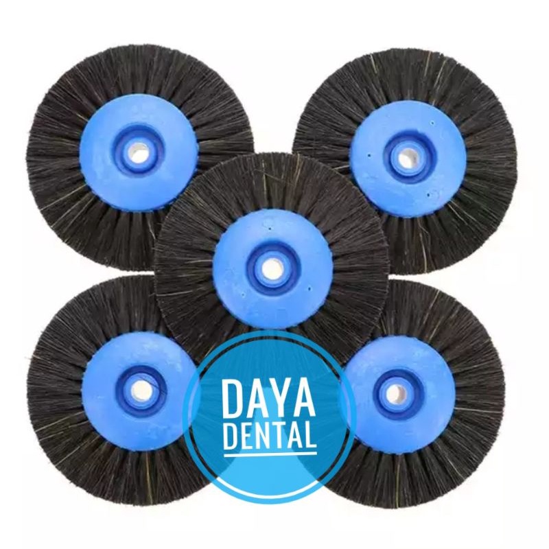 Jual Dental sikat hitam dan putih lab valplas sikat poles wol gips ...