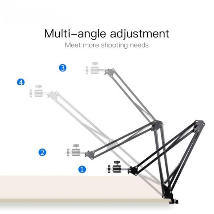 Jual Overhead Kamera Tripod+3.3 inch HP Holder Arm Cantilever Stand S86 ...