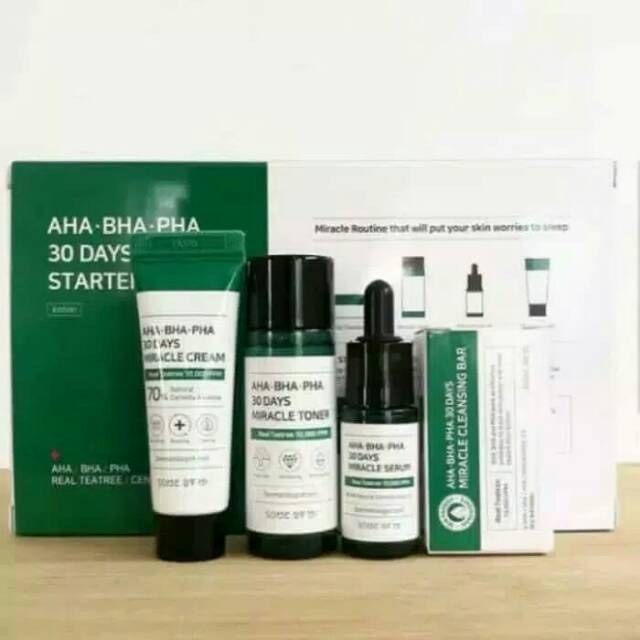 Jual SOME BY MI AHA BHA PHA 30 DAYS MIRACLE STARTER KIT (SOMEBYMI TRIAL ...