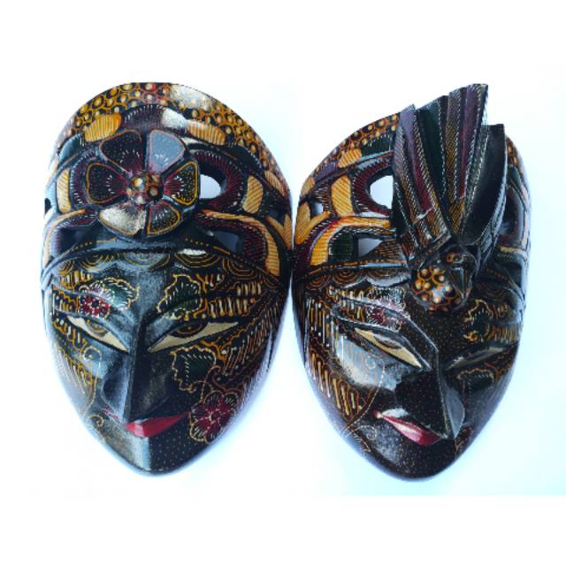 Jual Satu Set Topeng Rama Shinta Batik Karawang | Shopee Indonesia