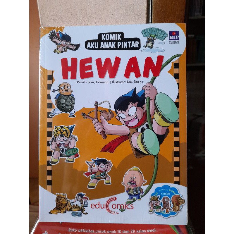 Jual KOMIK AKU ANAK PINTAR HEWAN BONUS STIKER EDUCOMICS | Shopee Indonesia