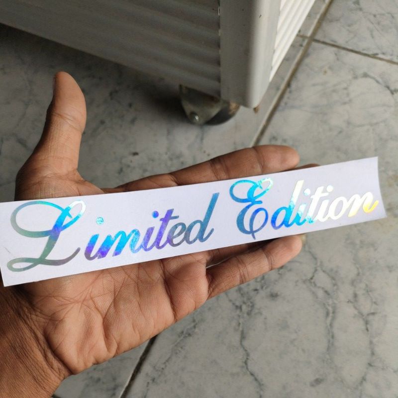 Jual Stiker Limited Edition Cutting | Shopee Indonesia