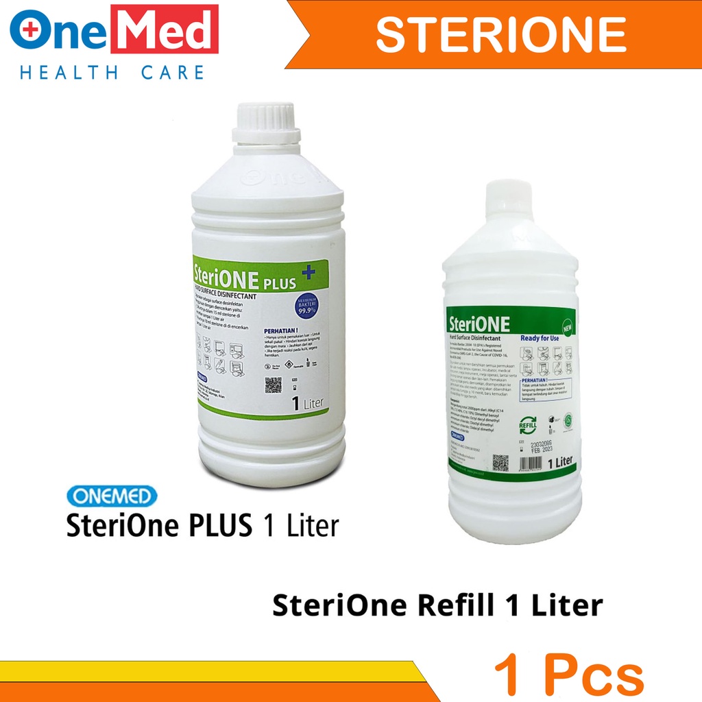 Jual Antiseptic cair SteriOne Refill 1 Liter Onemed Ready for Use ...