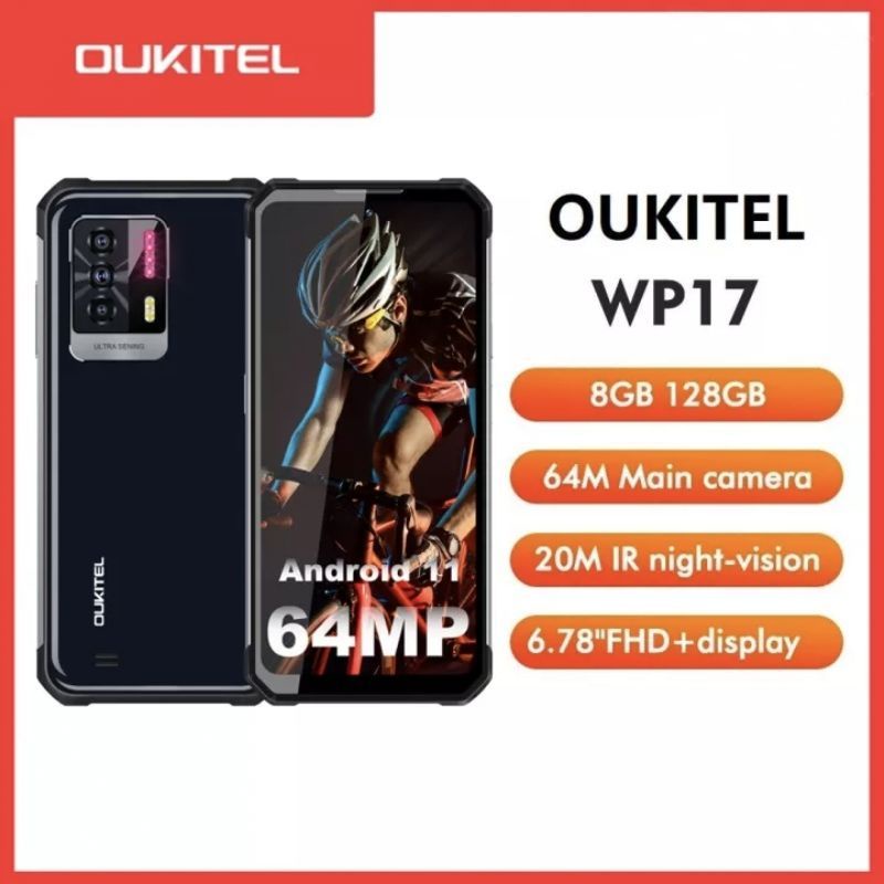 Jual OUKITEL WP17 New 8/128GB Smartphone Night Vision 8300mAh Rugged ...