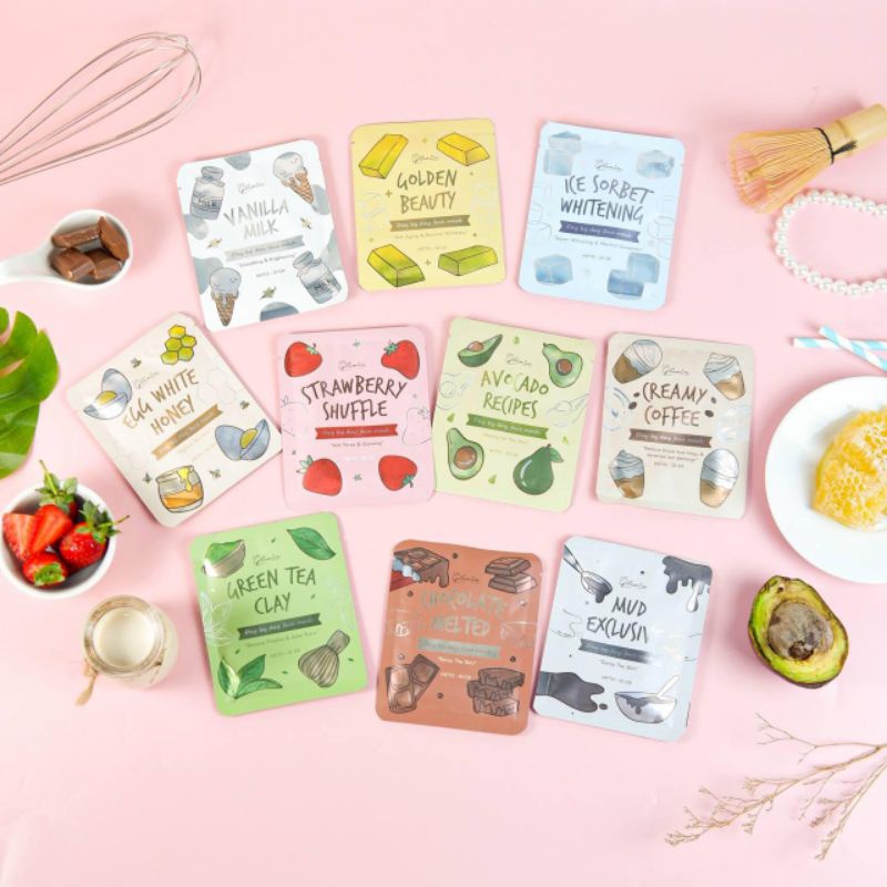 Jual MASKER ORGANIK LEA GLORIA KEMASAN BARU | Shopee Indonesia