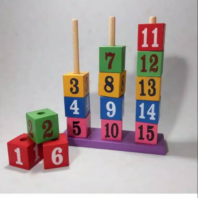Jual Mainan Edukasi Anak - Menara Angka - Alat Peraga Edukatif | Shopee ...