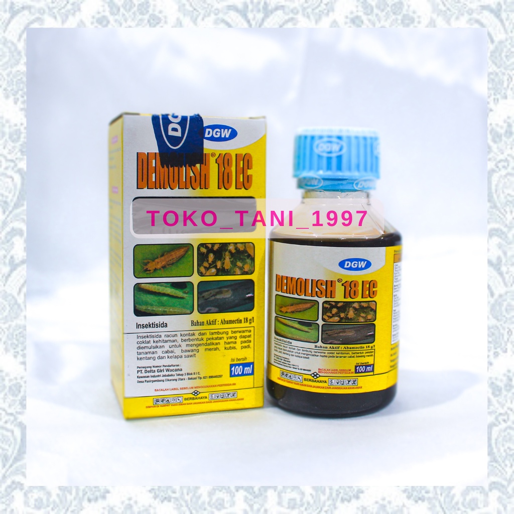 Jual DEMOLISH 18 EC 100ML II INSEKTISIDA HAMA THRIPS II ABAMECTIN 18g/l ...