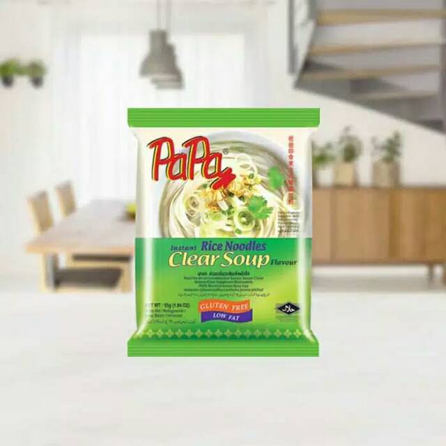 Jual PAPA RICE NOODLE CLEAR SOUP 55GR | Shopee Indonesia