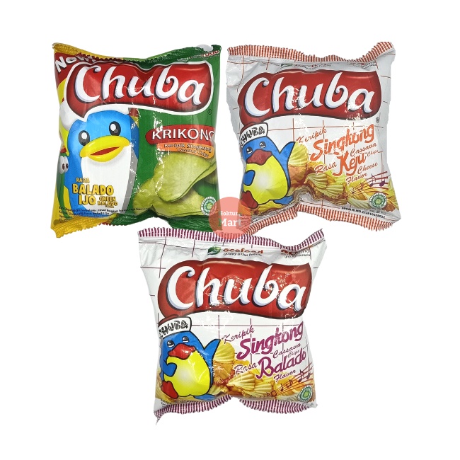 Jual Chuba Snack All Varian Harga per 1bal 20bks Keripik Singkong Snek ...
