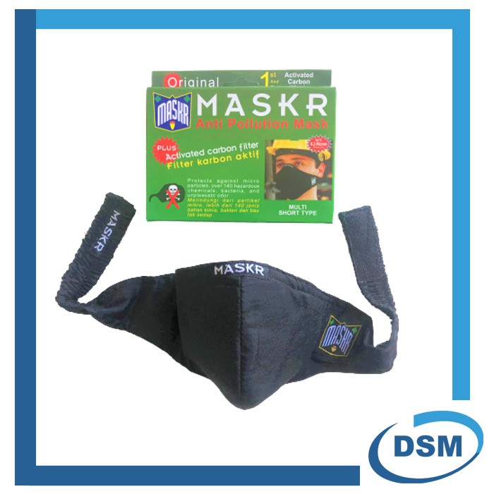 Jual MASKR CARBON FILTER SHORT MASK BUFF MASKER MOTOR ANTI DEBU ASAP ...